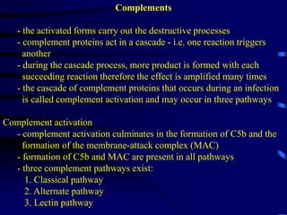 Lecture 6 - Complements and cytokines.ppt