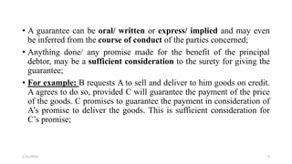 Lecture 6 - Contract of Indemnity and Guarantee (1).pptx