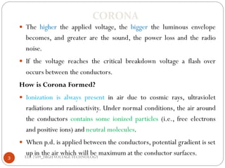 Lecture 6 - The effect of Corona effect in Power systems.pdf