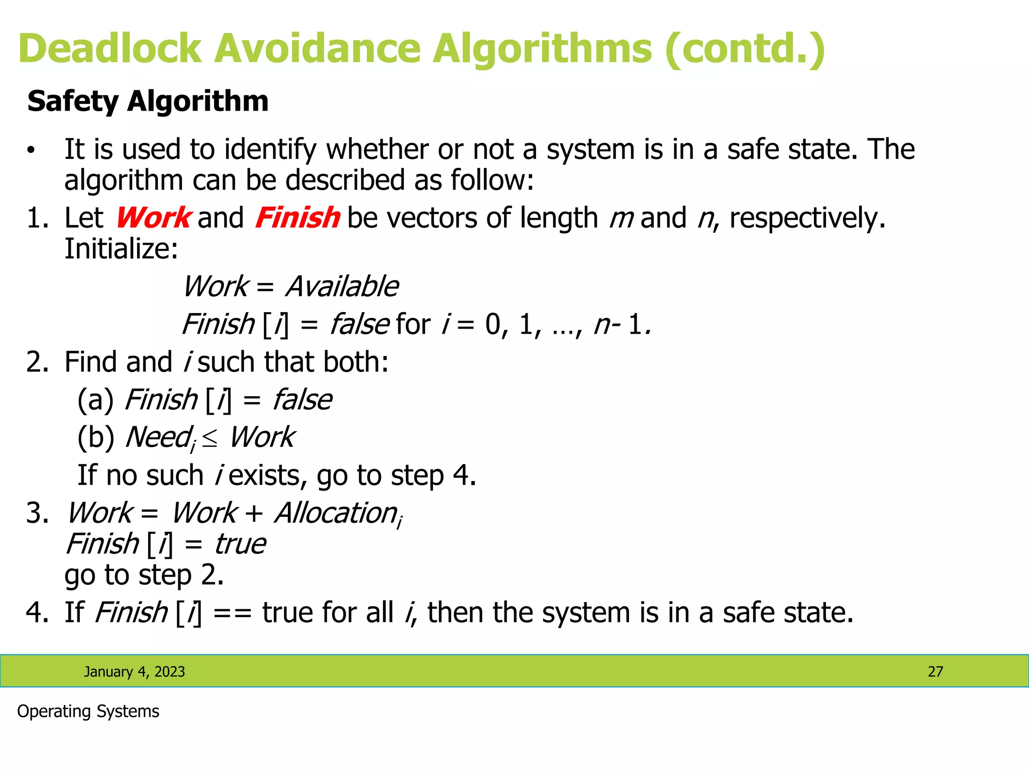 Lecture 6- Deadlocks (1) (1).pptx | Operating Systems | Computer Software and Applications