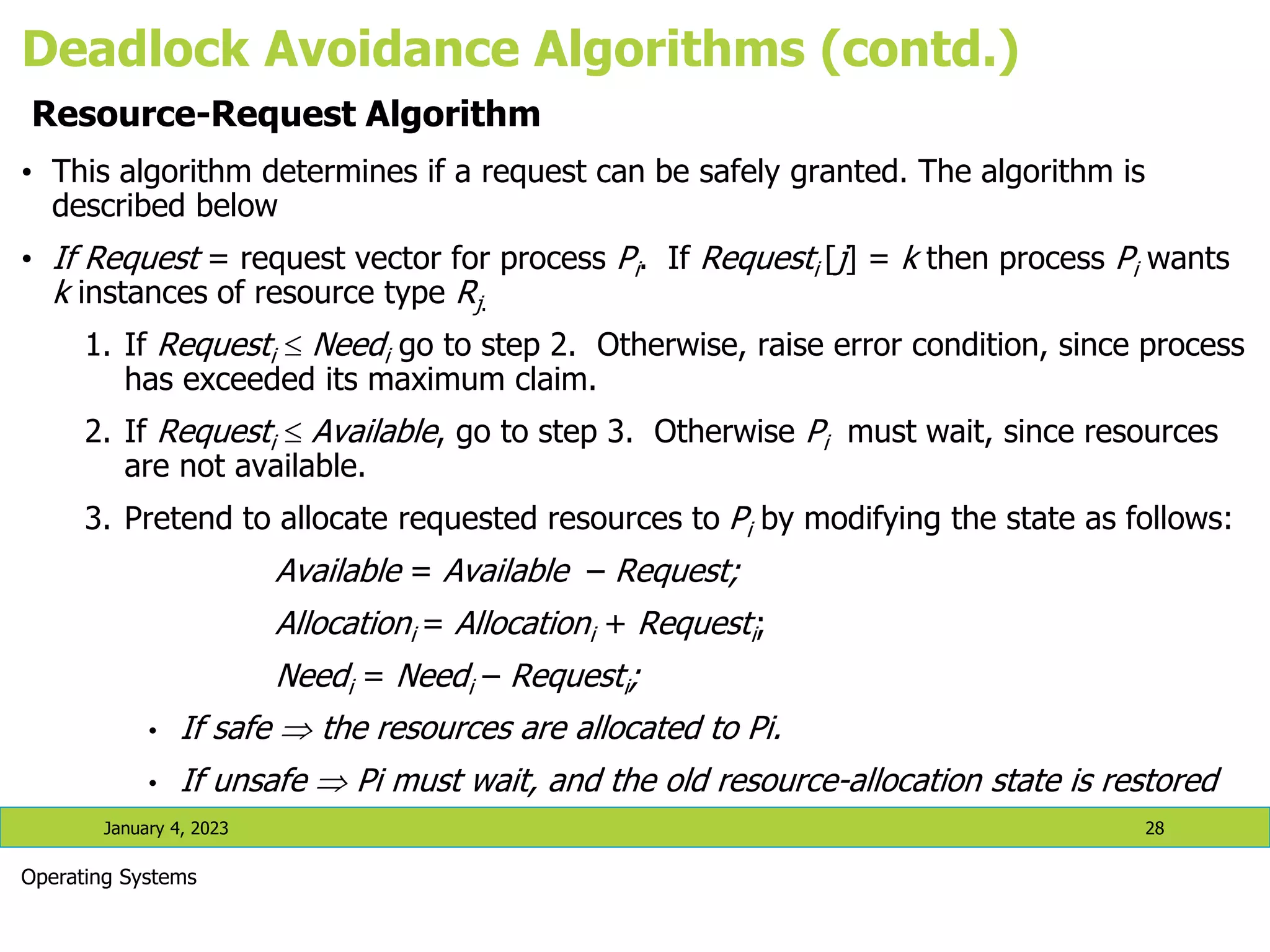Lecture 6- Deadlocks (1) (1).pptx | Operating Systems | Computer Software and Applications