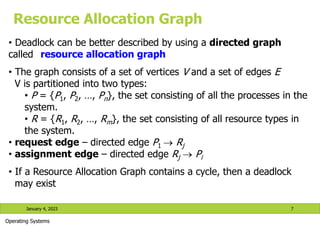 Lecture 6- Deadlocks (1) (1).pptx | Operating Systems | Computer ...