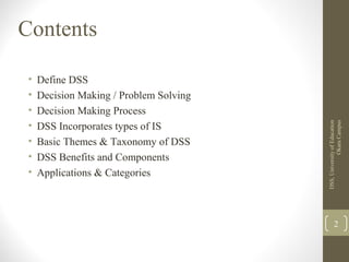 Lecture 6 DSS | PPT