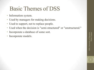 Lecture 6 DSS | PPT