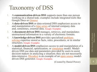 Lecture 6 DSS | PPT