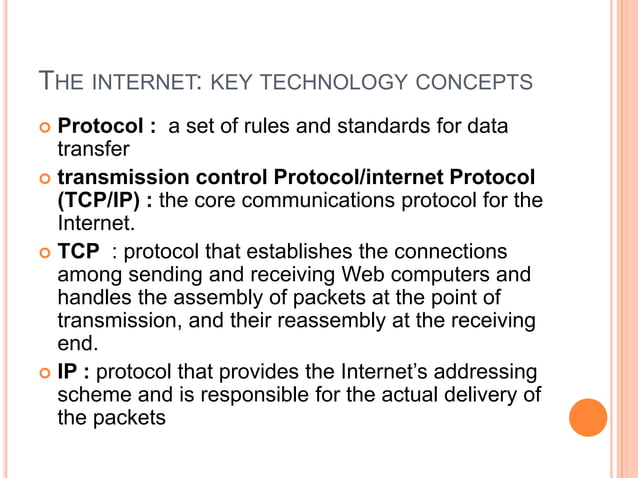 Lecture 6 e-cmmerce , e commerce infrastructure,the internet -chapter 3 | PPTX