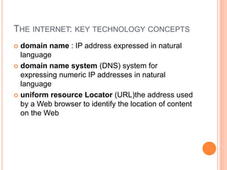 Lecture 6 e-cmmerce , e commerce infrastructure,the internet -chapter 3 ...