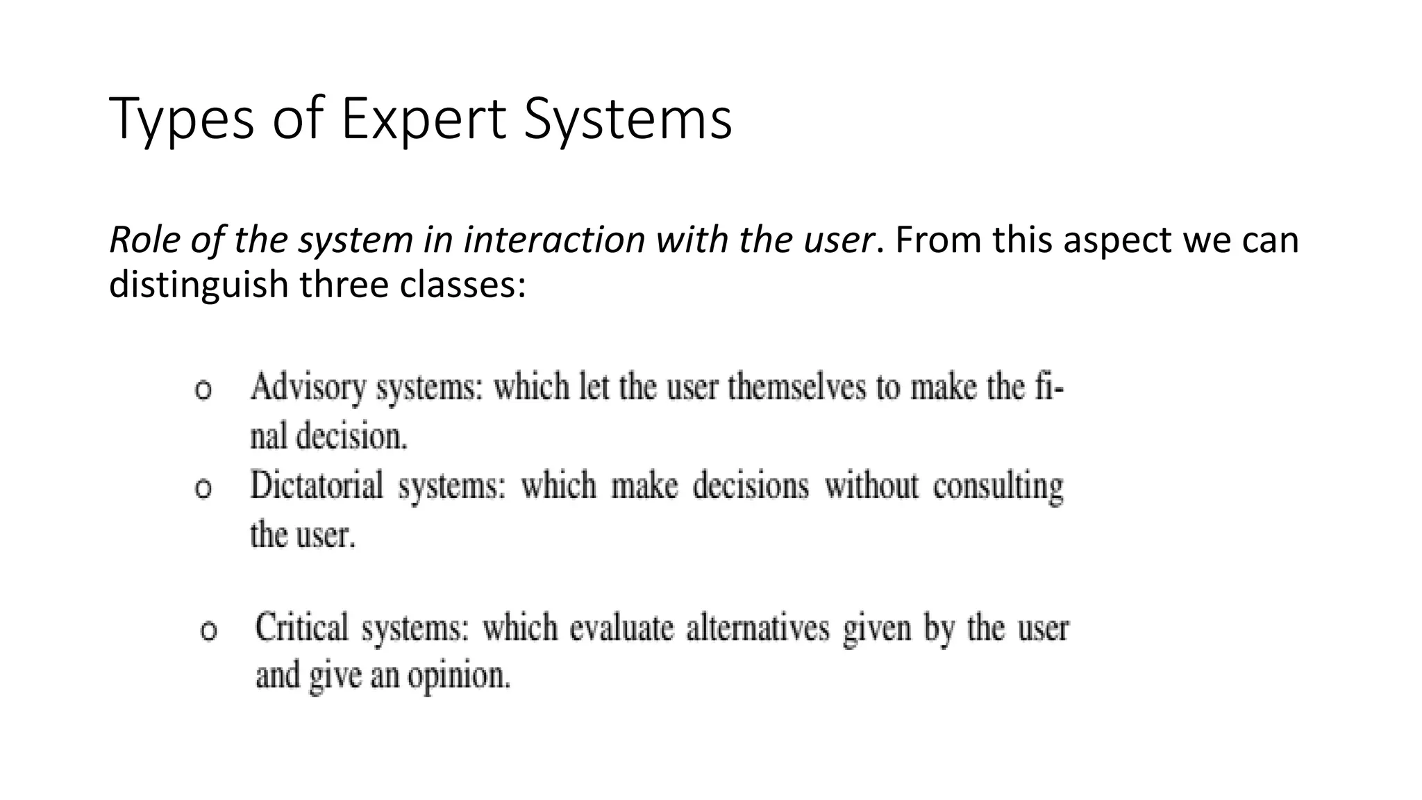 Lecture 6 expert systems | PDF