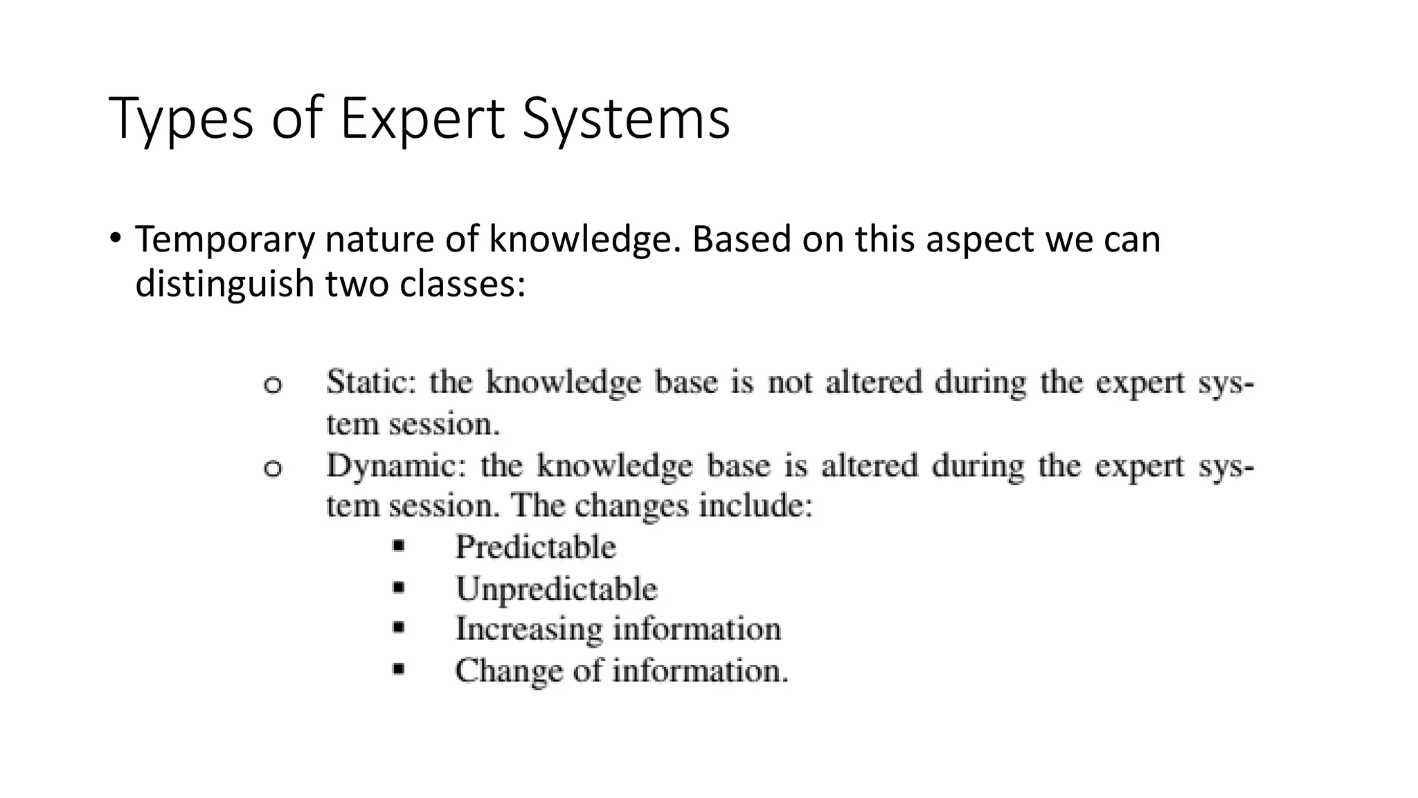 Lecture 6 expert systems | PDF