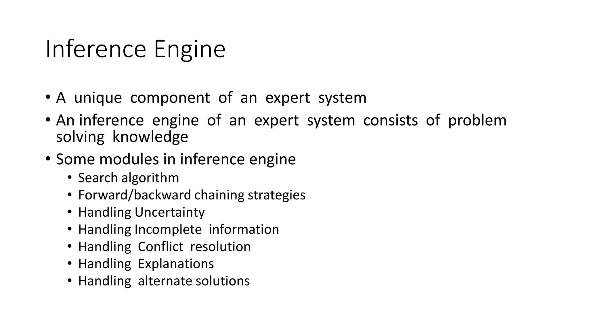 Lecture 6 expert systems | PDF