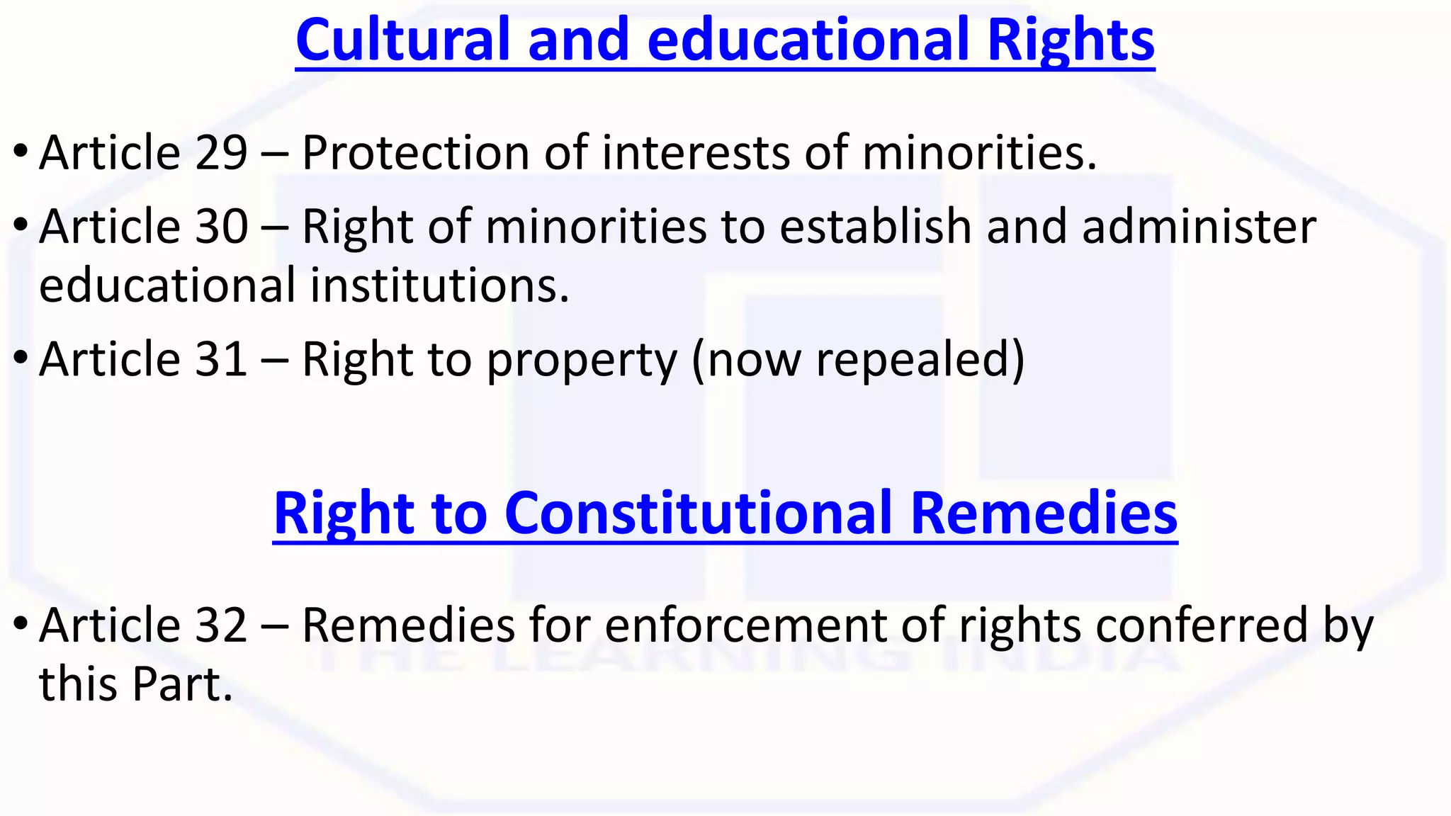 Lecture 6 fundamental rights | PPT