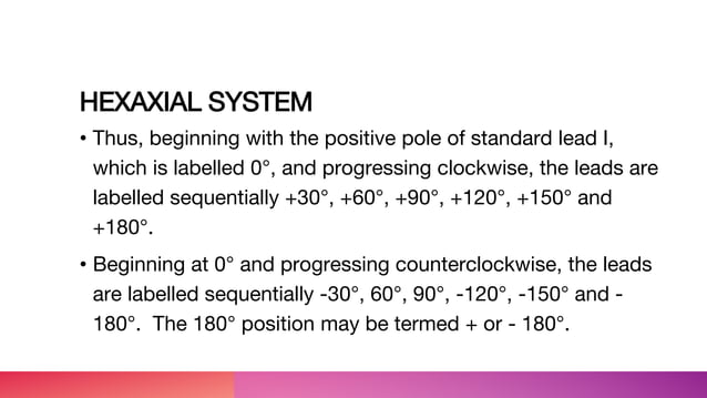 Hexaxial reference system | PPTX