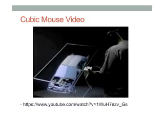 COMP 4010 Lecture6 - Virtual Reality Input Devices | PDF
