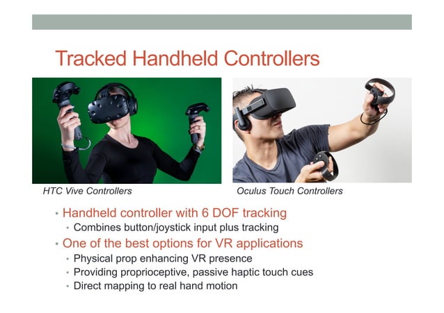 Comp 4010 Lecture6 Virtual Reality Input Devices Ppt