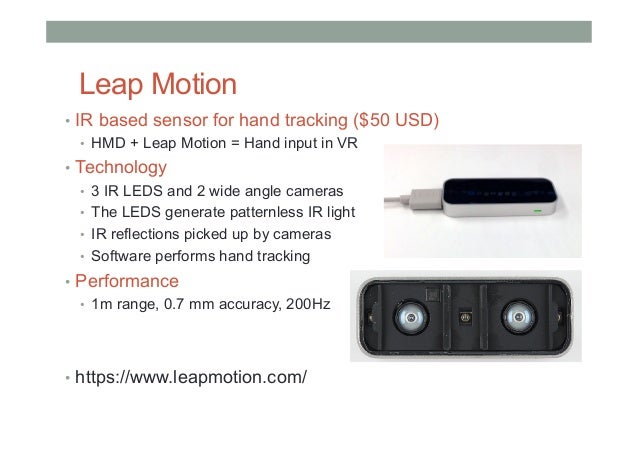 Comp 4010 Lecture6 Virtual Reality Input Devices
