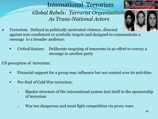 Lecture 6 international terrorism | PPT