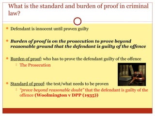 Lecture 6 introduction to criminal law | PPT