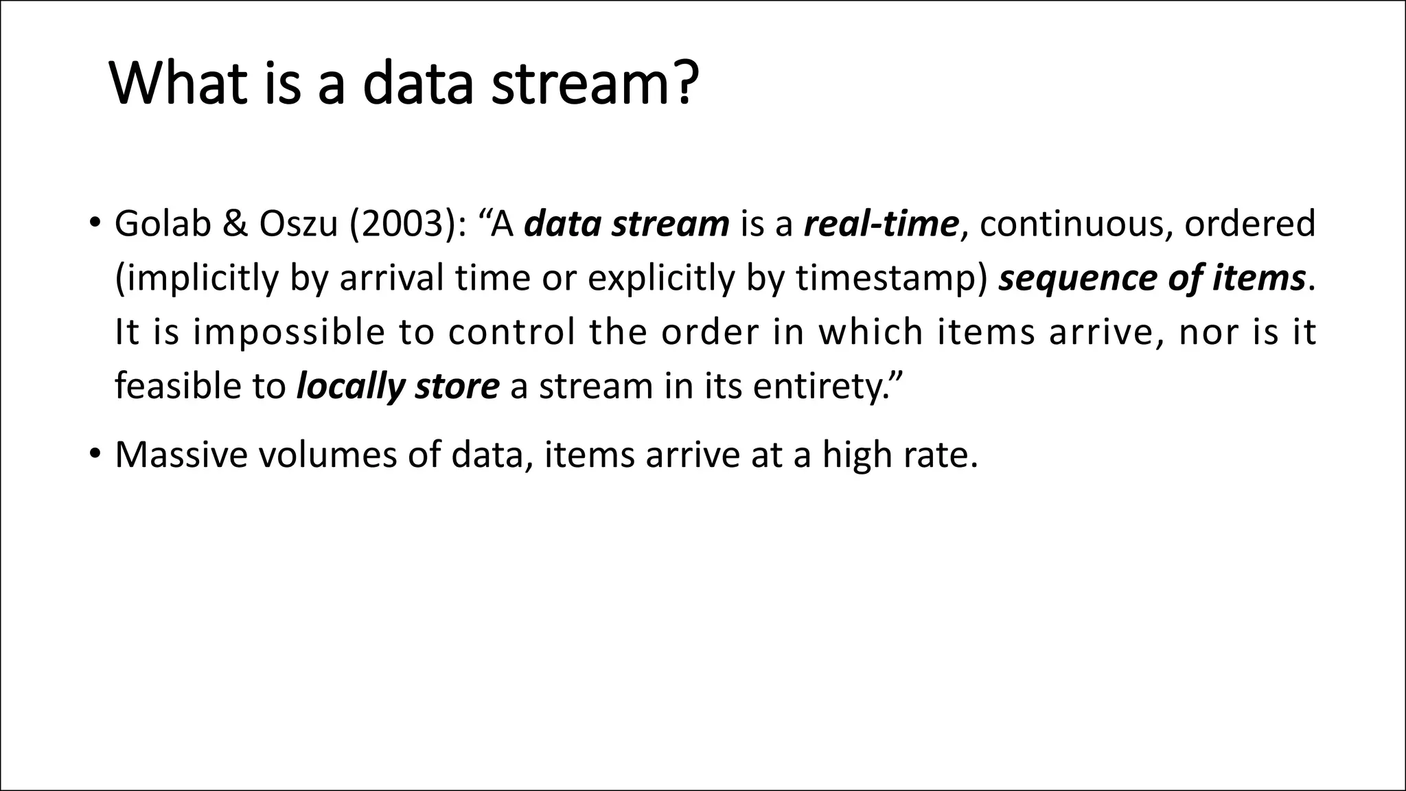 Lecture6 introduction to data streams | PPT Lecture6 introduction to data streams | PPT
