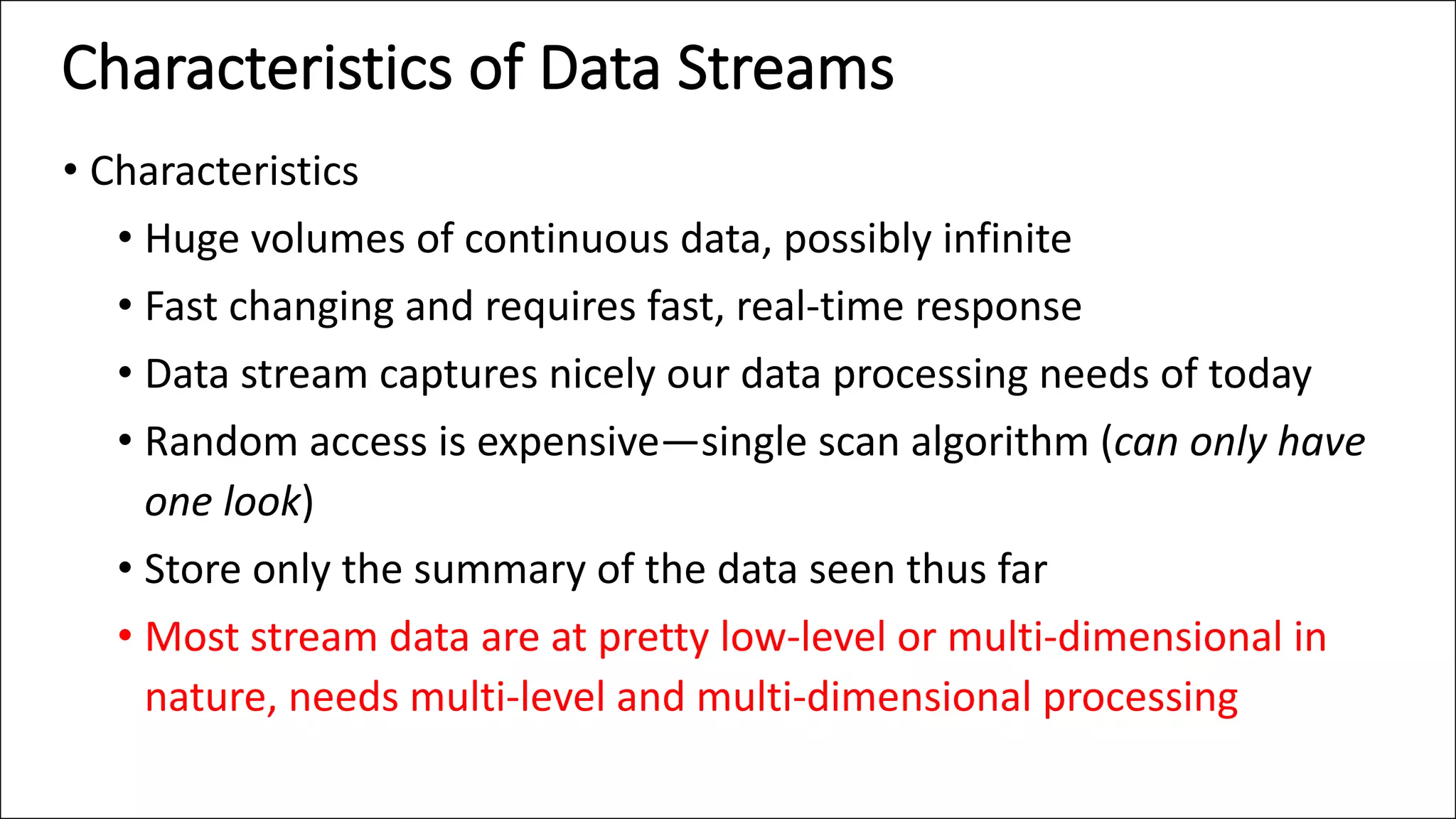 Lecture6 Introduction To Data Streams Pdf Databases Computer Software And Applications
