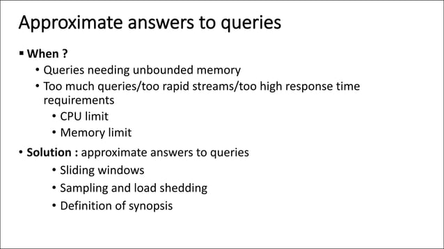 Lecture6 Introduction To Data Streams Pdf Databases Computer Software And Applications