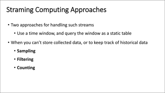 Lecture6 introduction to data streams | PPT