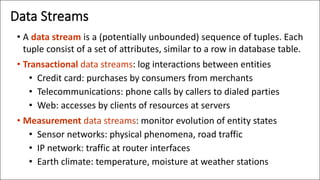Lecture6 introduction to data streams | PDF
