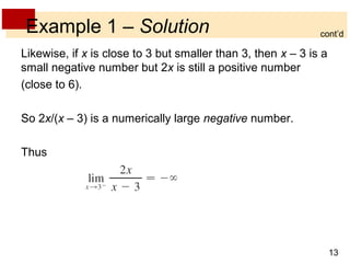 Lecture 6 limits with infinity | PPT