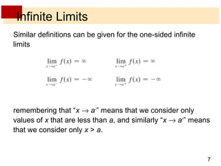 Lecture 6 limits with infinity | PPT