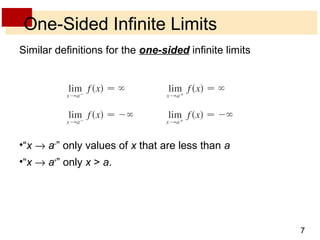 Lecture 6 limits with infinity | PPT
