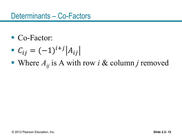 Lecture 6 Lu Factorization And Determinants Section 2 5 2 7 3 1 And 3 2 Ppt
