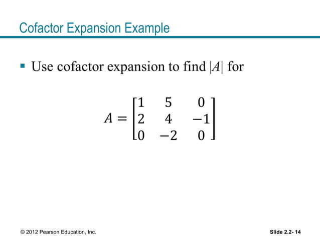 Lecture 6 lu factorization & determinants - section 2-5 2-7 3-1 and 3-2 | PPT