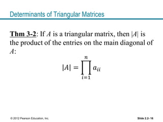 Lecture 6 lu factorization & determinants - section 2-5 2-7 3-1 and 3-2 ...