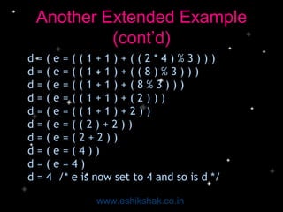 Lecture 6 operators | PPT | Programming Languages | Computing