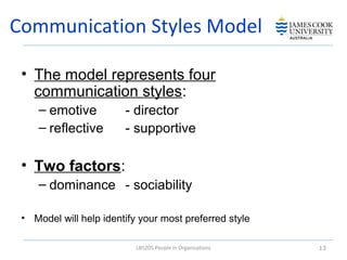 Lecture 6 personal communication style(1) | PPT