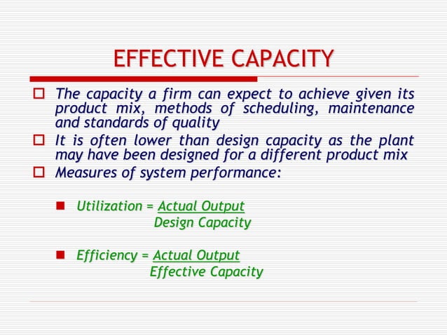 LECTURE 6 - PROCESS & CAPACITY DESIGN.ppt | Business Administration ...