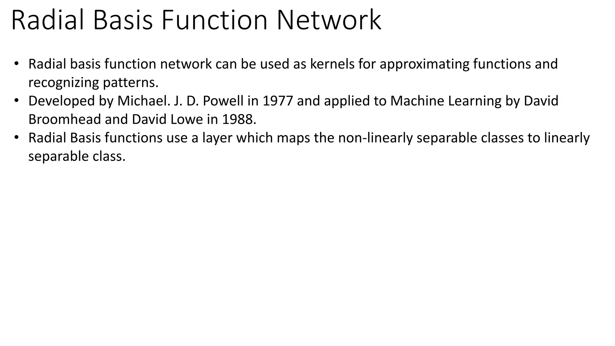 Lecture 6 radial basis-function_network | PDF