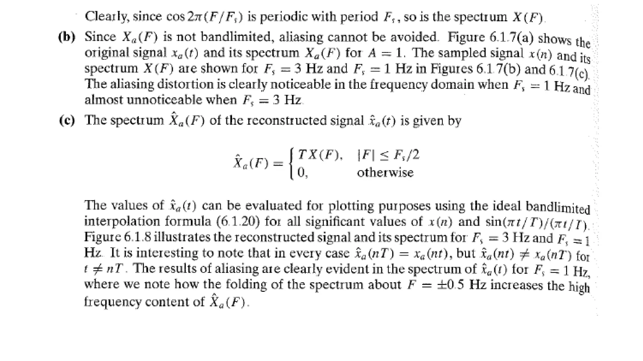 Lecture 6 Sampling And Reconstruction Of Signalspptx Technology