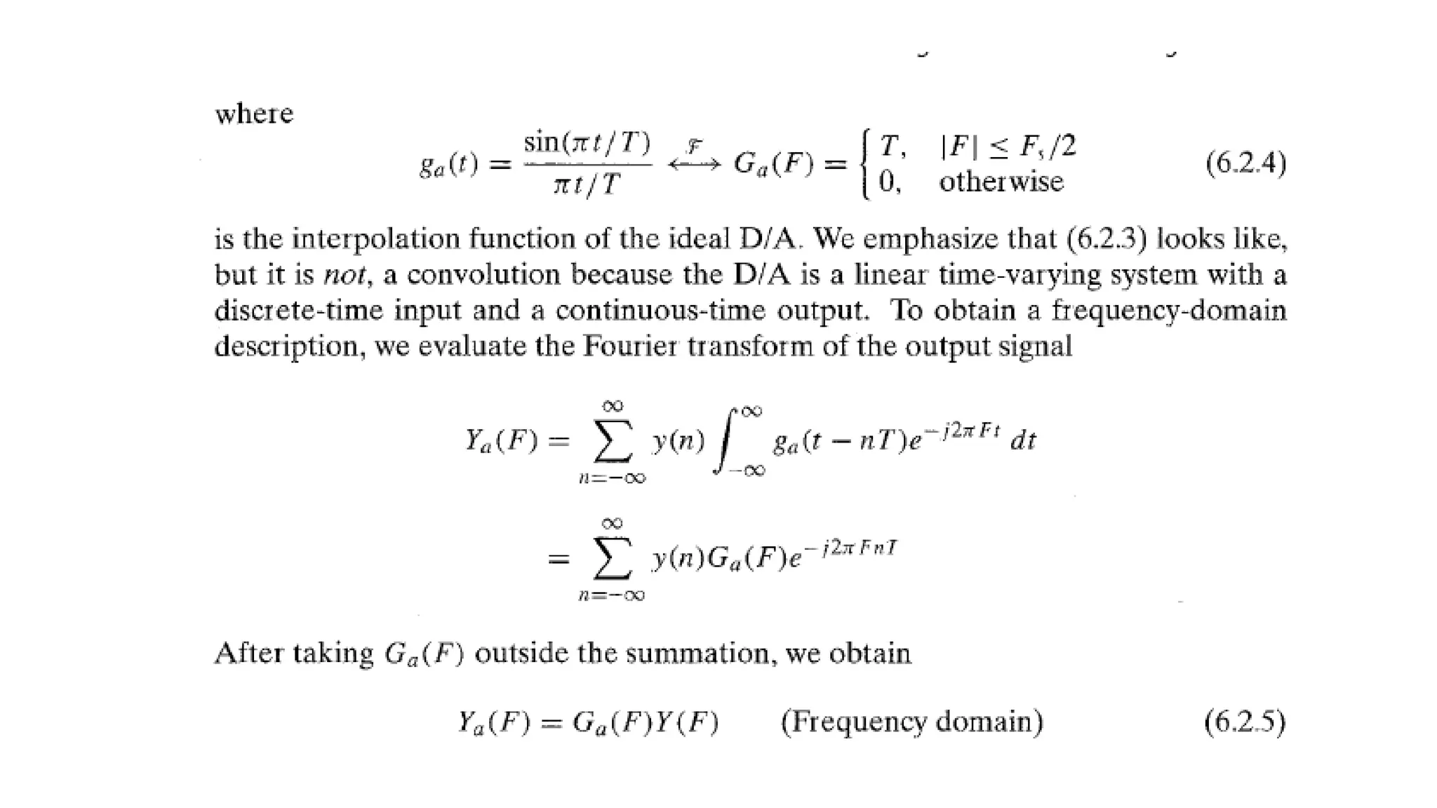 Lecture 6 Sampling And Reconstruction Of Signalspptx Technology