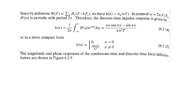 Lecture 6 Sampling And Reconstruction Of Signalspptx Technology