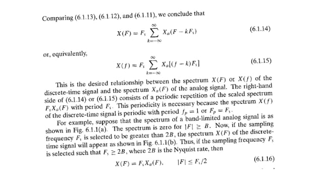 Lecture 6 Sampling And Reconstruction Of Signalspptx Technology And Computing