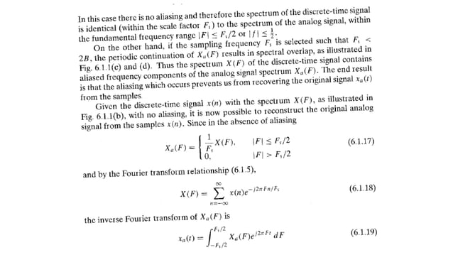 Lecture 6 Sampling And Reconstruction Of Signalspptx Technology And Computing