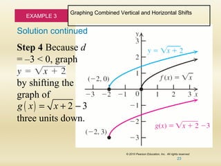 Lecture 6 sections 2.3 and 2.7 graphs of lines and transformations | PPT