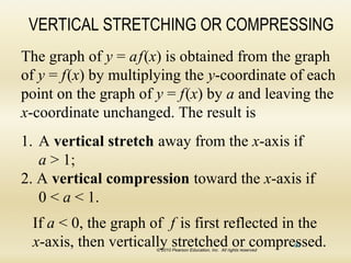 Lecture 6 sections 2.3 and 2.7 graphs of lines and transformations | PPT