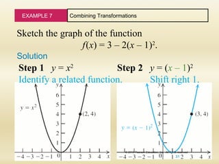 Lecture 6 sections 2.3 and 2.7 graphs of lines and transformations | PPT