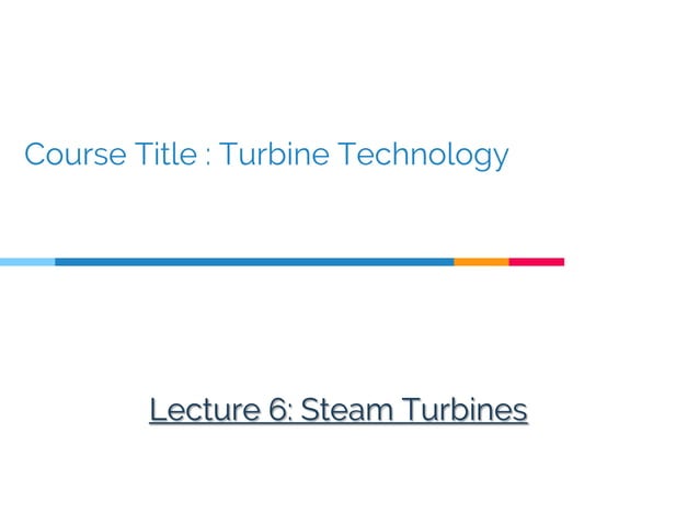 steam turbines | PPTX | Chemistry | Science