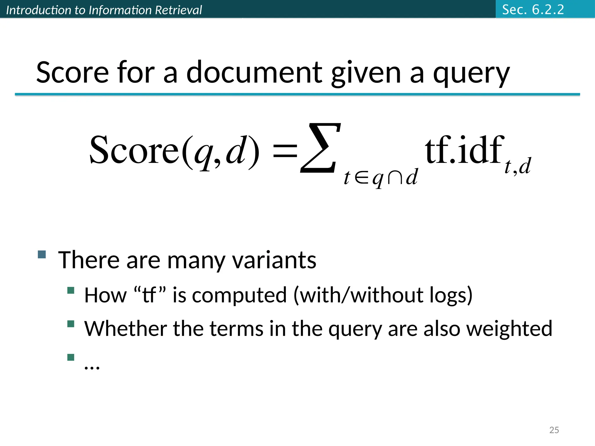 lecture-TFIDF information retrieval .ppt