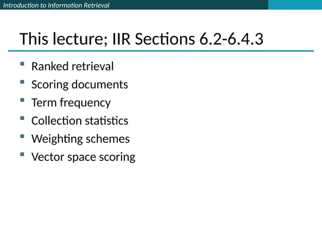 lecture-TFIDF information retrieval .ppt