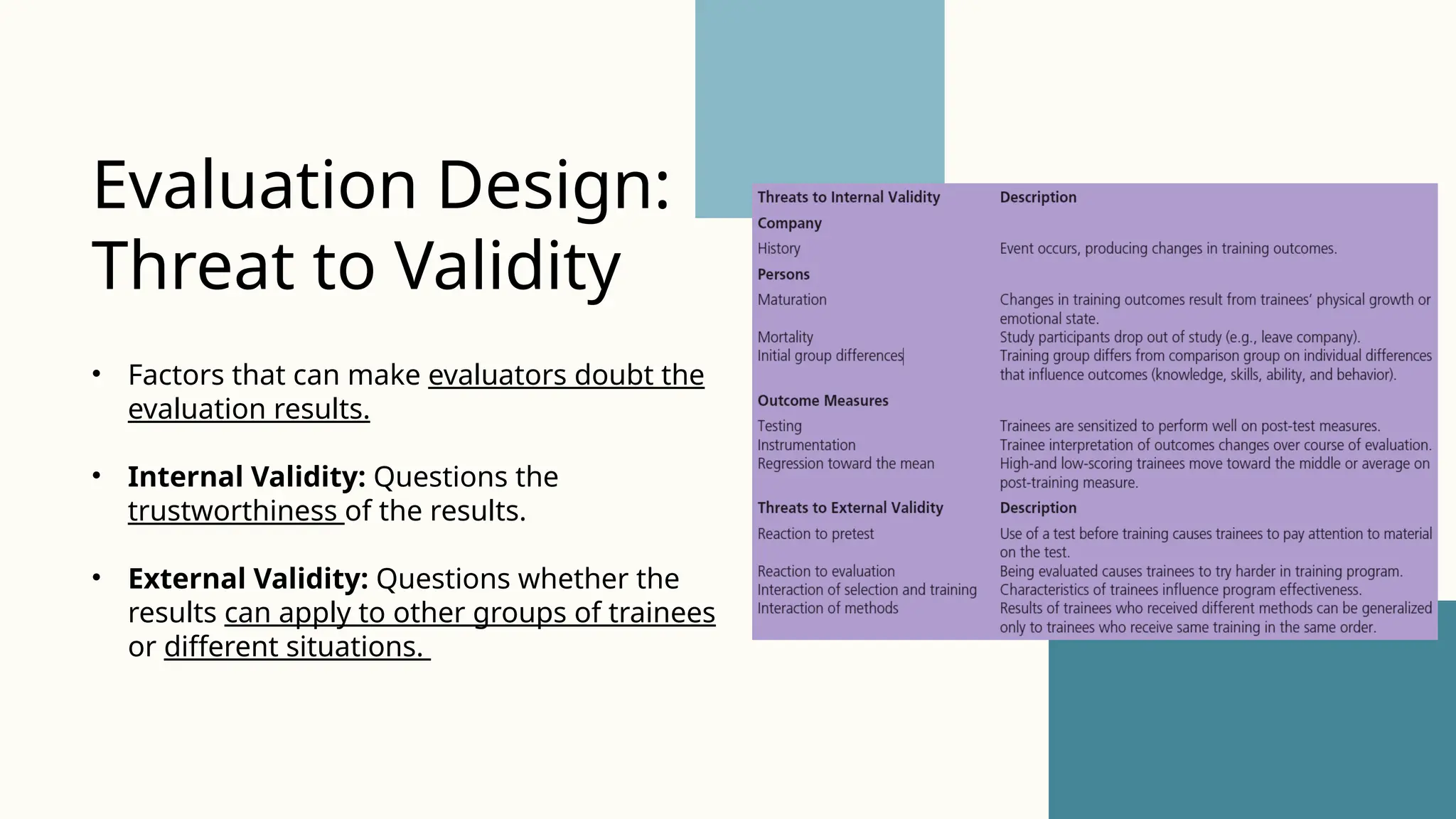 Training Evaluation methods for employee training | PPT