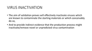 Lecture 6 Virus inactivation and removal | PPTX