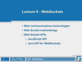 Lecture 6 Web Sockets | PDF